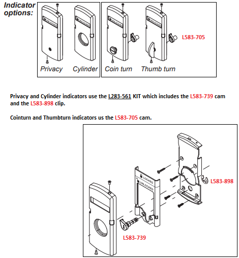 Can the driver be replaced on the indicator for the Schlage L9000 locks?